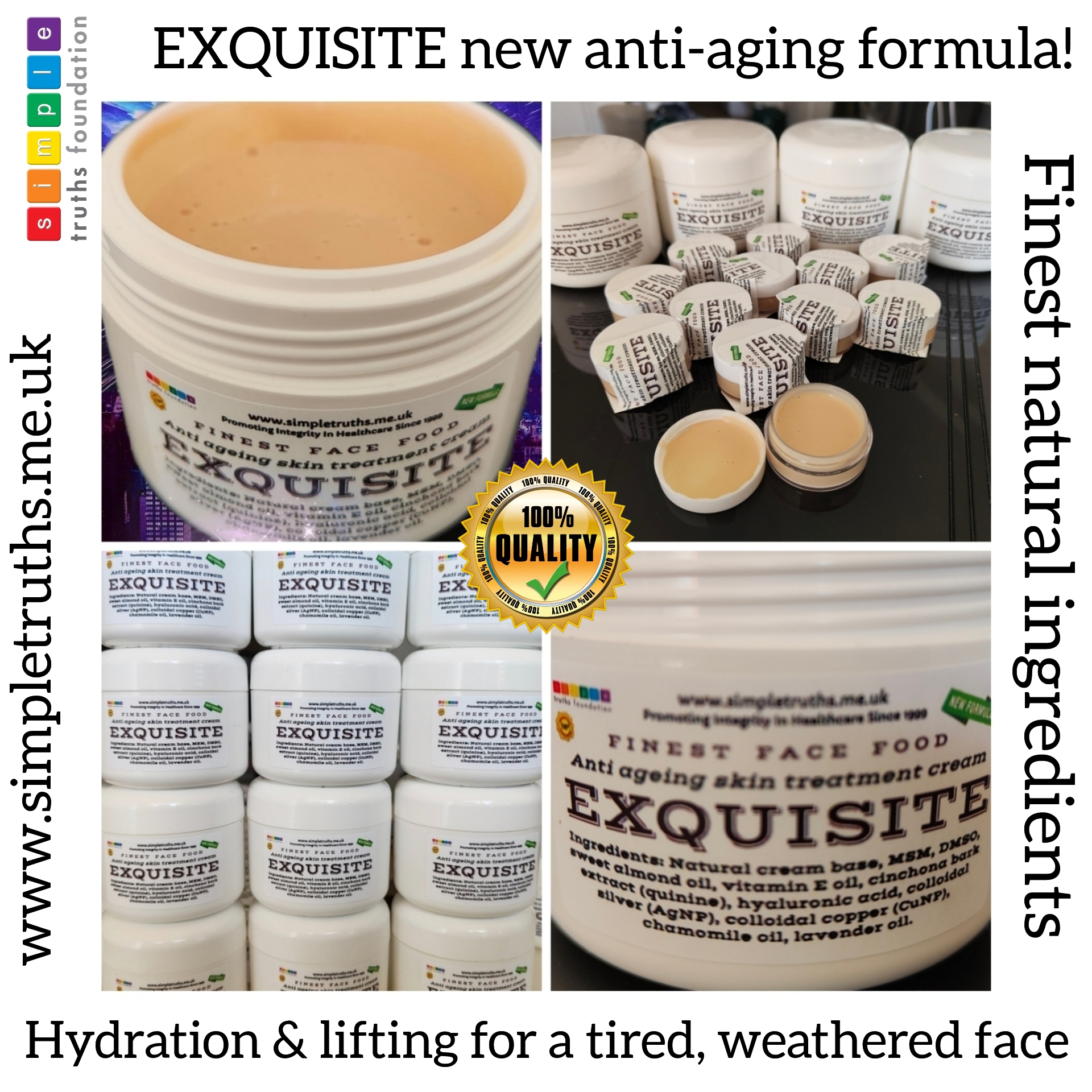 Exquisite Anti-aging Cream, 130g pouch - Simple Truths Foundation